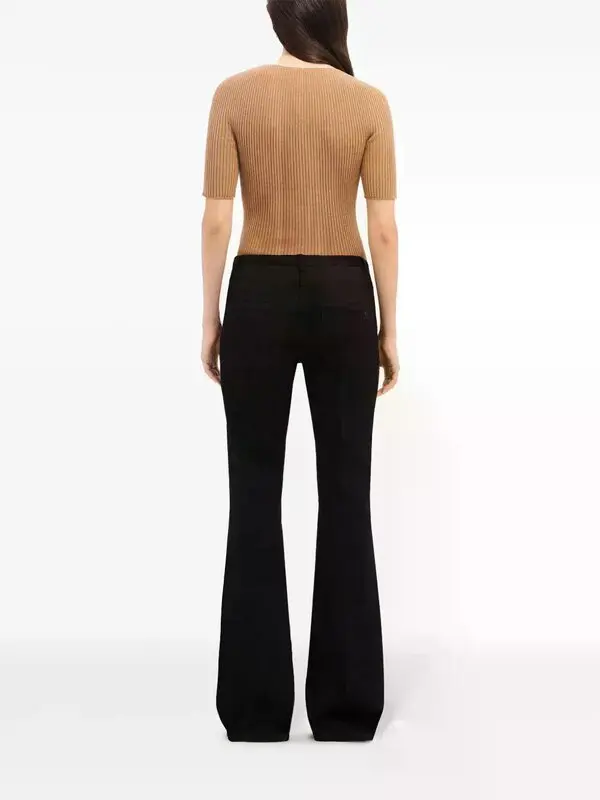 COURREGES Solar Ribbed Knit Sweater