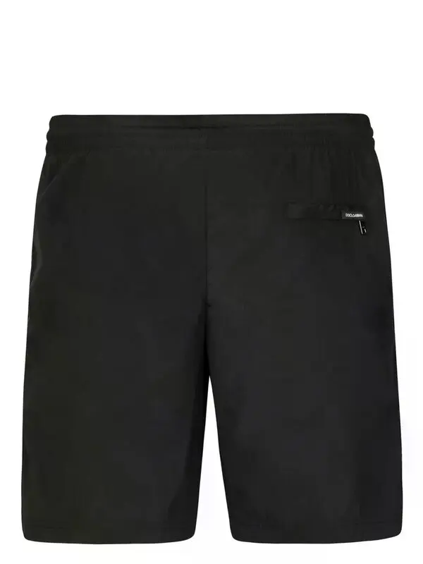 Dolce & Gabbana Dg-print Drawstring Swim Shorts