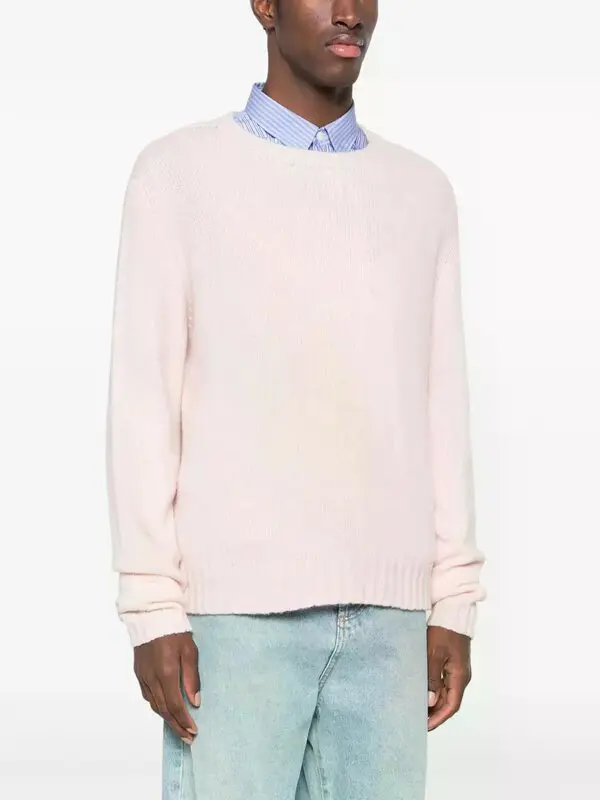 Palm Angels Curved-logo Wool-blend Jumper