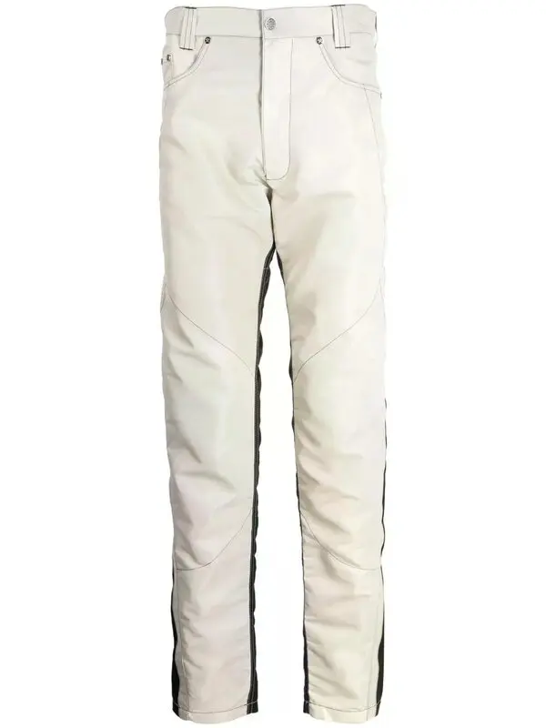 GMBH Two-tone Slim Cut Trousers