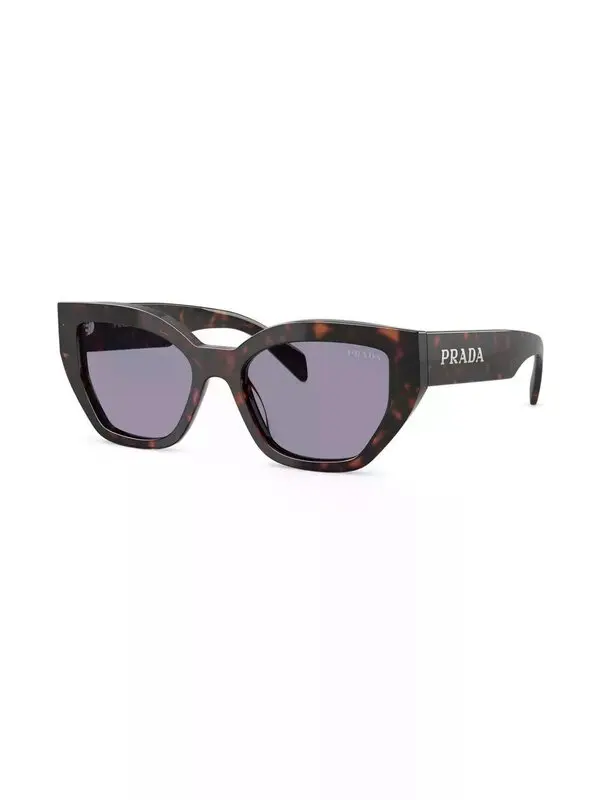 Prada Tortoiseshell-effect Cat-eye Sunglasses