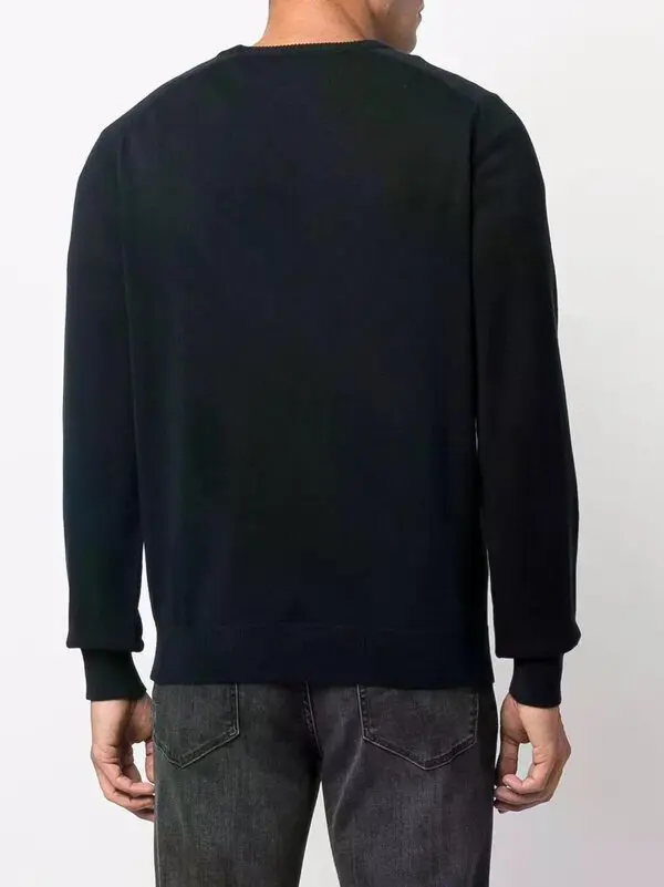 Philipp Plein Logo-patch Crew Neck Jumper