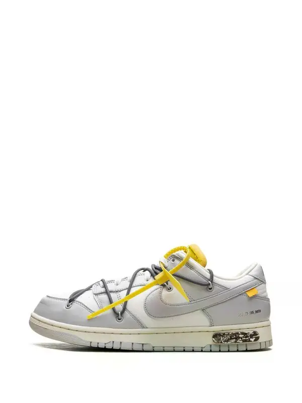 Nike X Off-white Dunk Low Lot 41 Sneakers