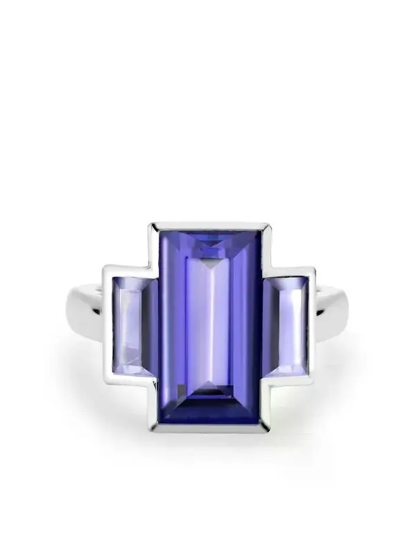 PRAGNELL Platinum Tanzanite Cocktail Ring - Silver