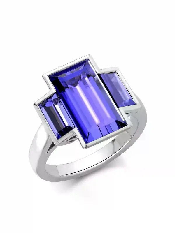 PRAGNELL Platinum Tanzanite Cocktail Ring