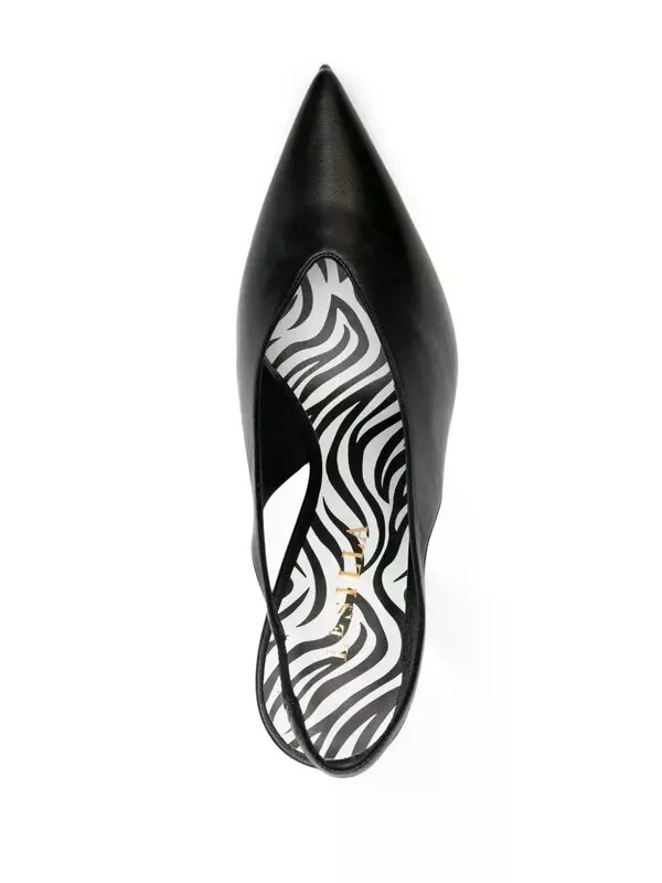 LE SILLA 105mm Leather Pumps - Black