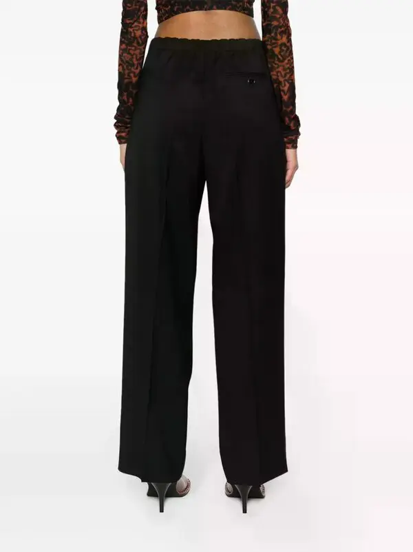 Acne Studios Wide-leg Tailored Wool Blend Trousers