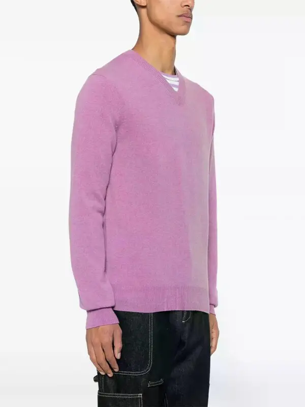 Play Comme Des Garcon Logo-appliqué Wool Jumper