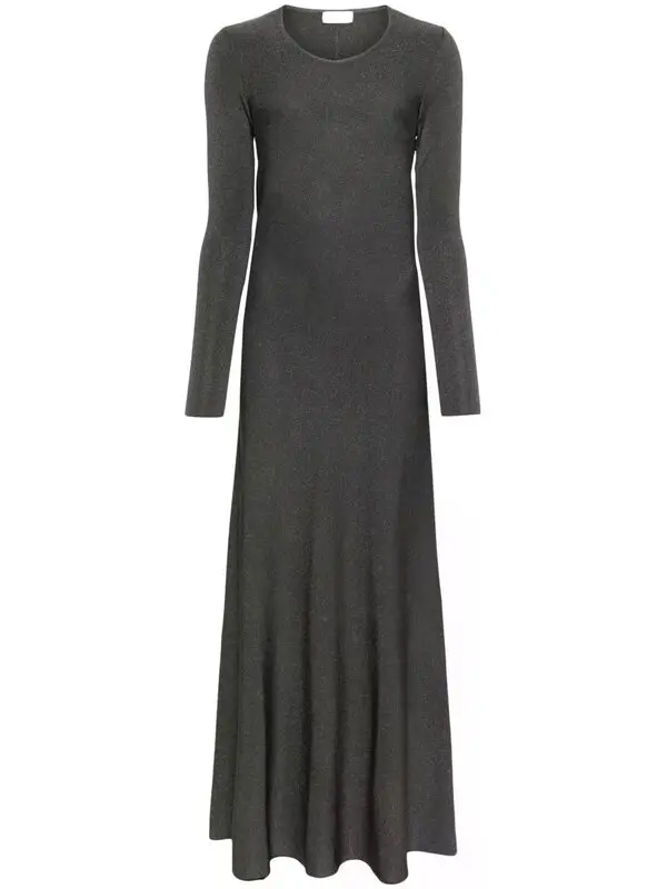 MRZ Lurex Flared Long Dress
