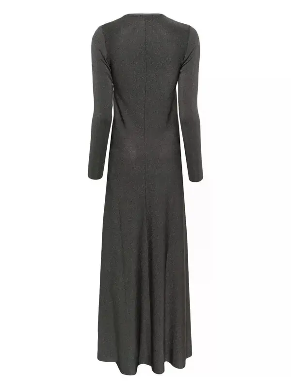 MRZ Lurex Flared Long Dress