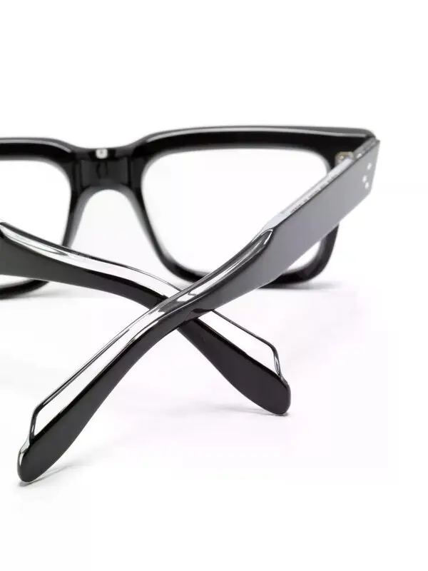 CUTLER & GROSS 1403 Square-frame Glasses - Black