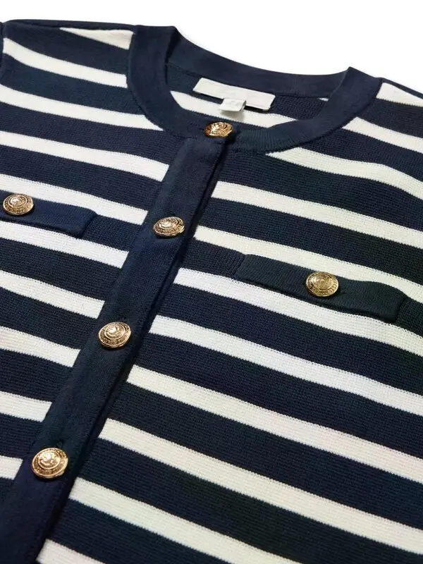 Brooks Brothers Striped Button-front Cardigan