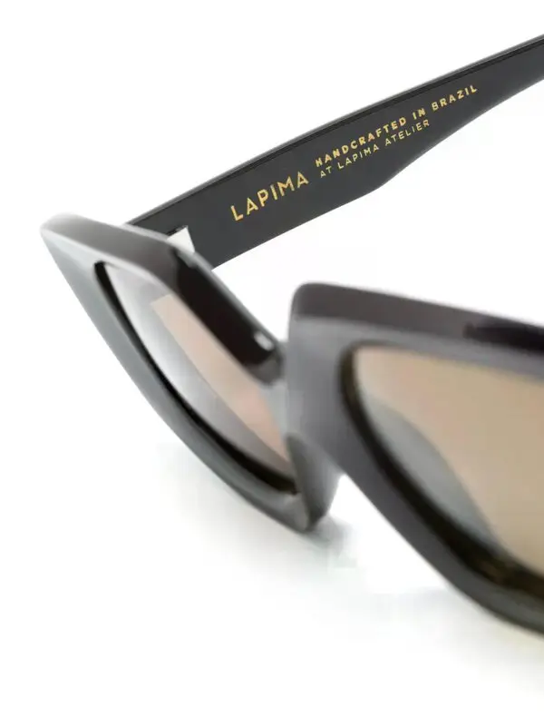 LAPIMA Joana Square-frame Sunglasses - Black