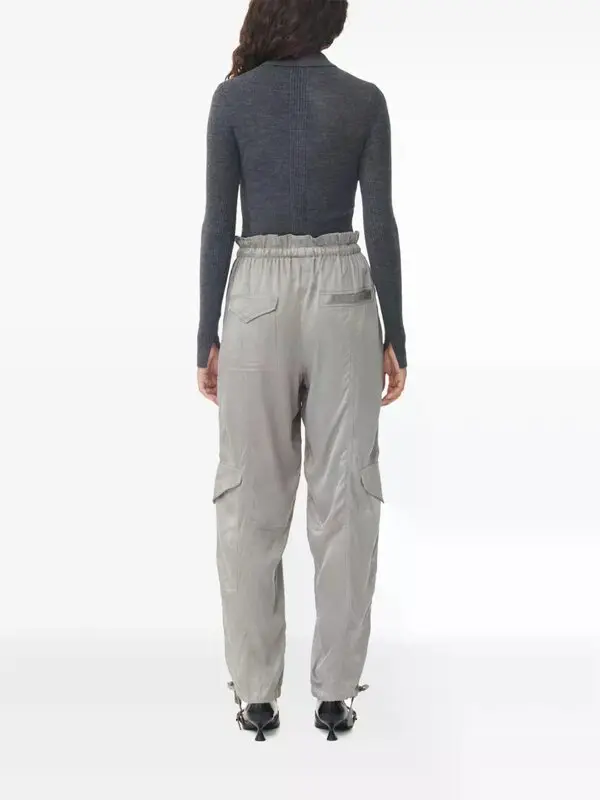 GANNI High-waisted Cargo Trousers