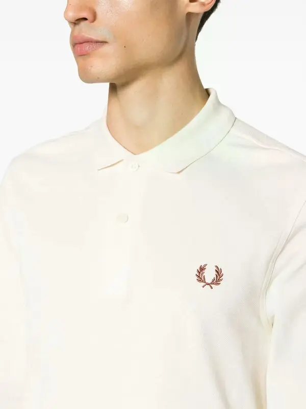 Fred Perry Logo-embroidered Cotton Polo Shirt