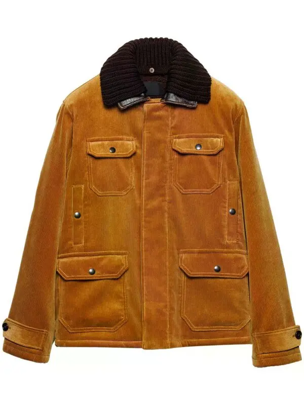 Prada Corduroy Shirt Jacket