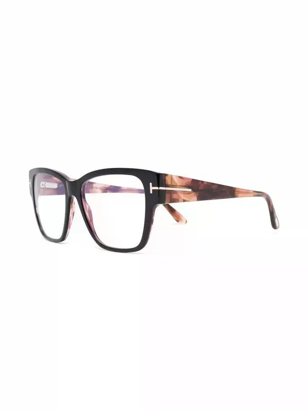 TOM FORD Tortoise Square-frame Glasses