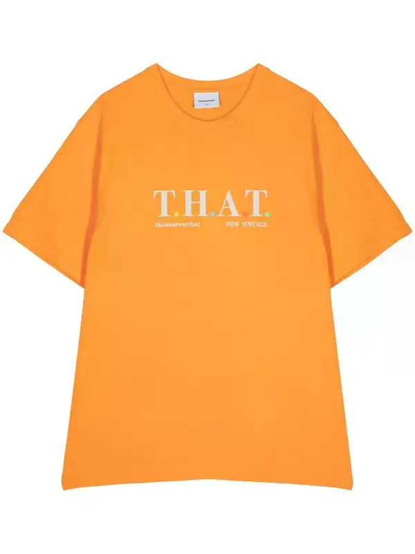 THISISNEVERTHAT Logo Print Cotton Shirt