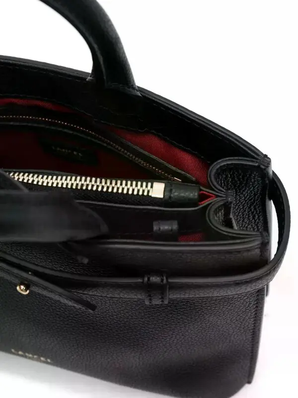 LANCEL Leather Tote Bag - Black