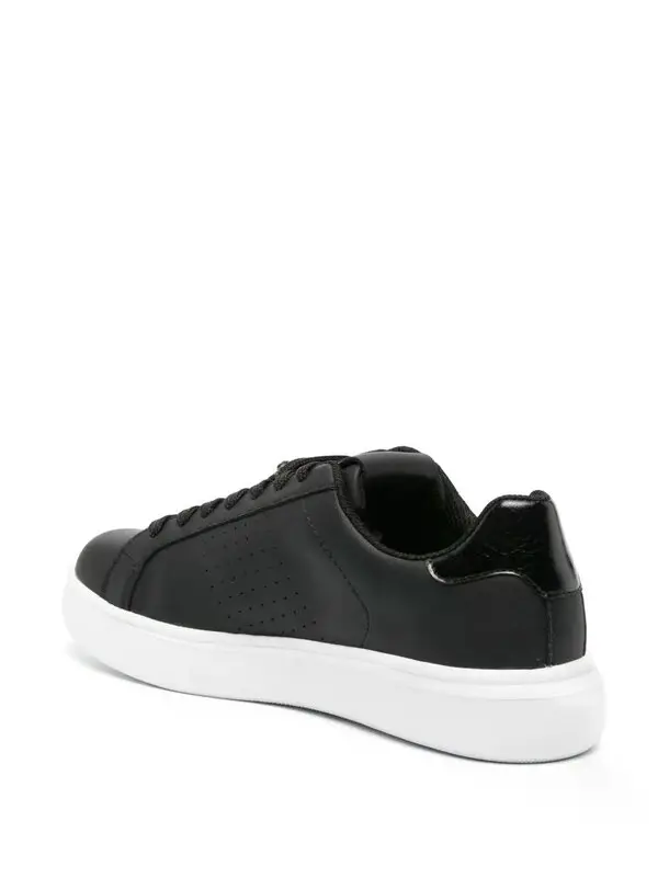 Just Cavalli Tiger Head-logo Leather Sneakers