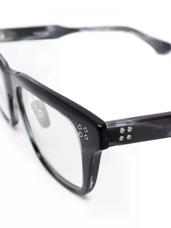 Dita Thavos Rectangle-frame Glasses - Black