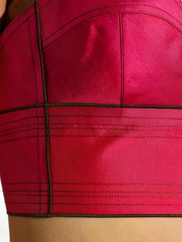 Tory Burch Silk Cropped Top
