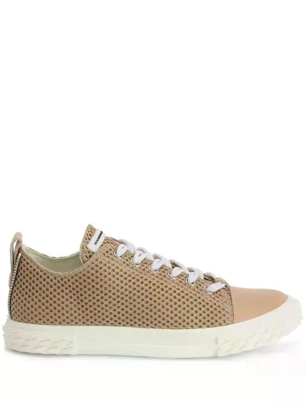 GIUSEPPE ZANOTTI Blabber Lace-up Sneakers - Neutrals