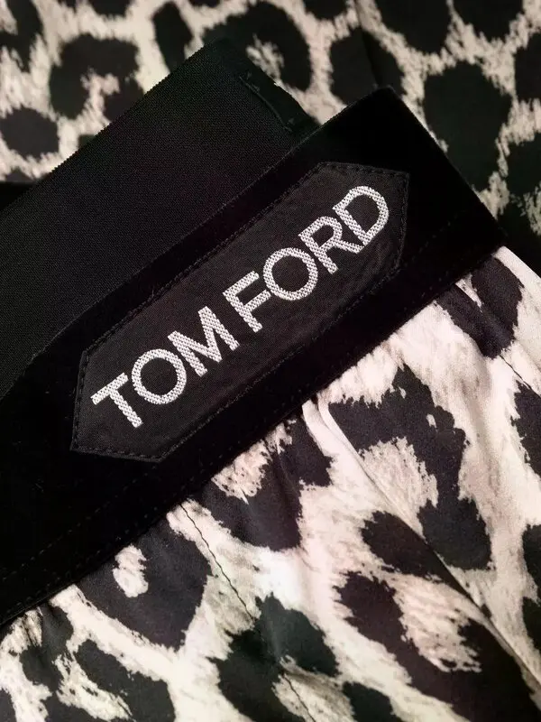 TOM FORD Logo Waistband Trousers