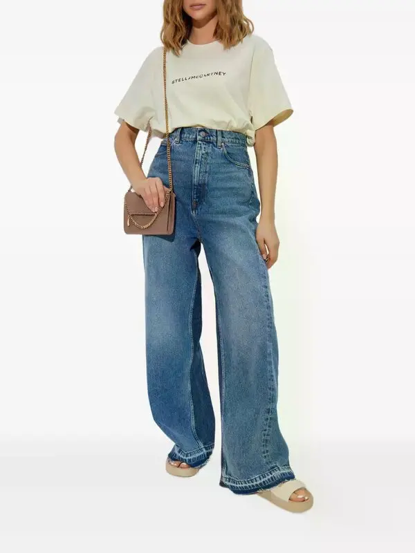 Stella McCartney Organic Cotton T-shirt - Neutrals