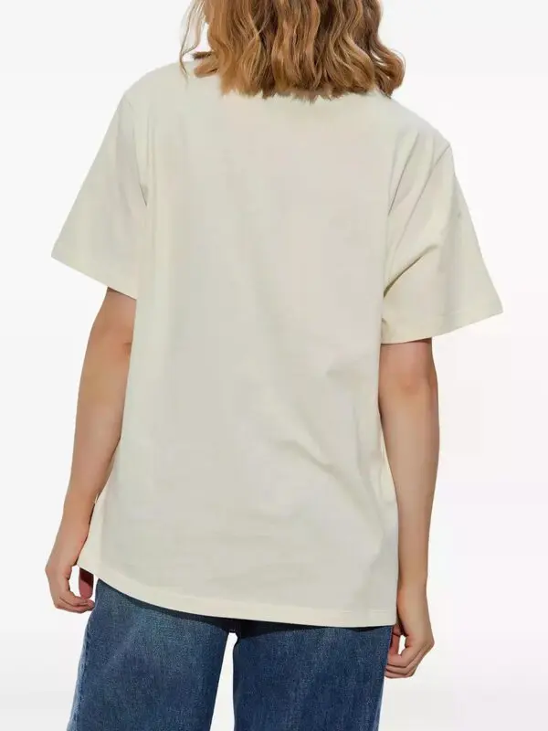 Stella McCartney Organic Cotton T-shirt - Neutrals