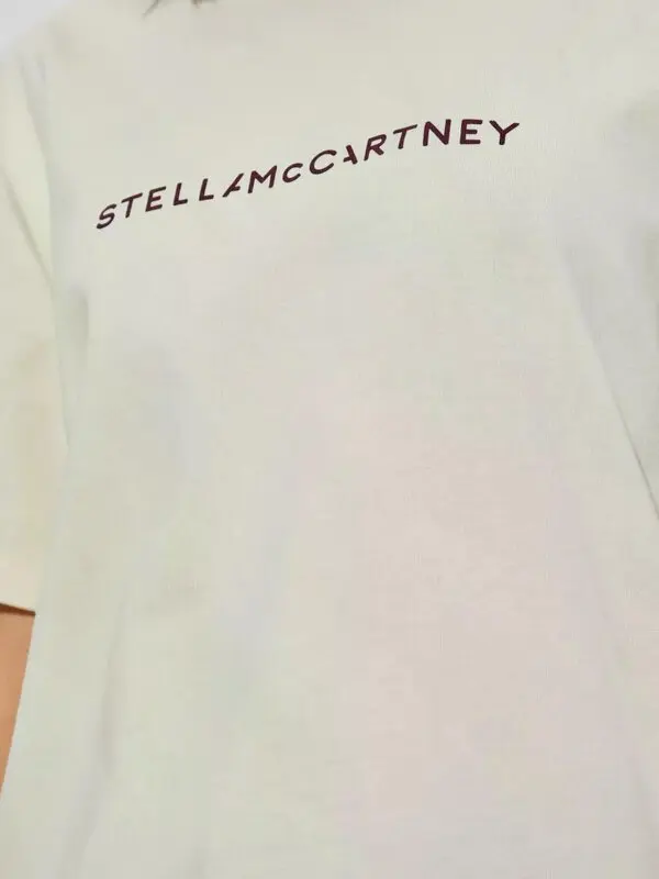 Stella McCartney Organic Cotton T-shirt - Neutrals