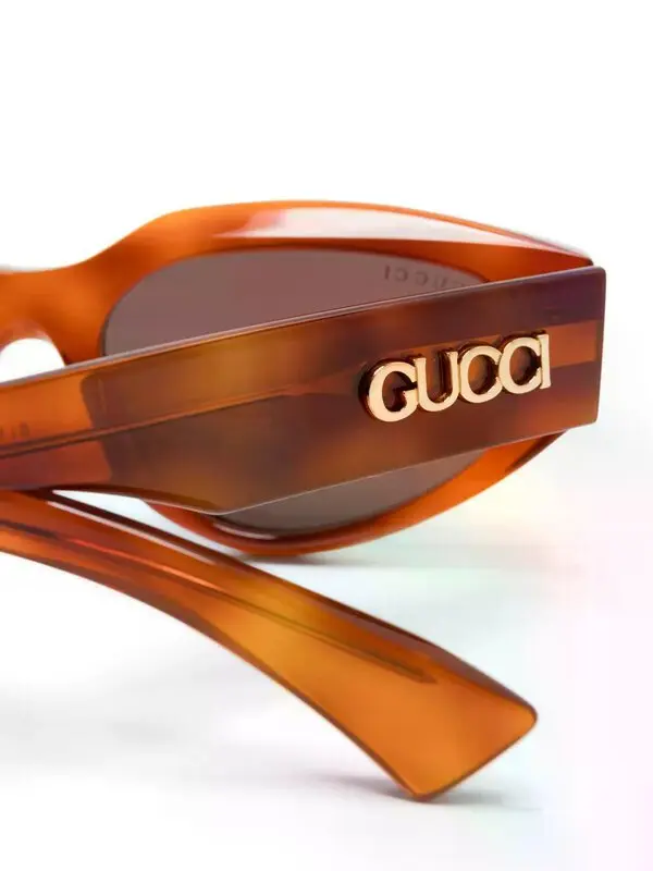 Gucci Cat-eye Frame Sunglasses - Brown