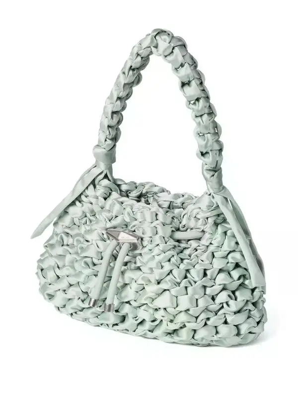JIMMY CHOO Cinch Leather Shoulder Bag