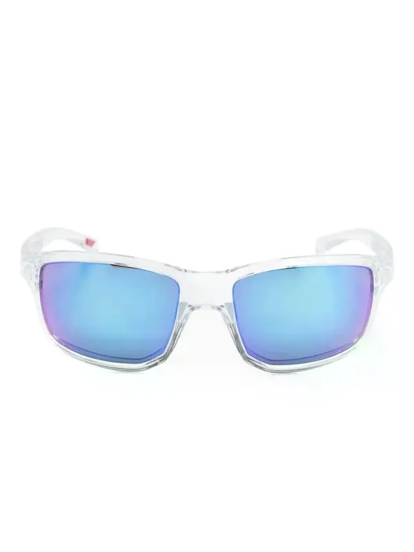 Oakley Gibston Rectangle-frame Sunglasses - Neutrals