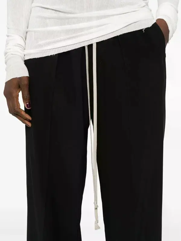 Rick Owens Dietrich Drawstring Trousers - Black