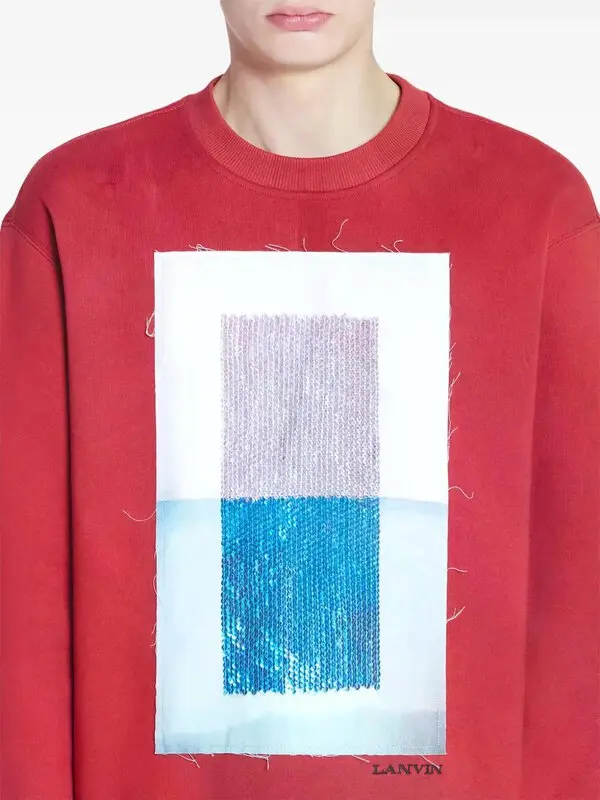 LANVIN Archive-print Classic Sweatshirt