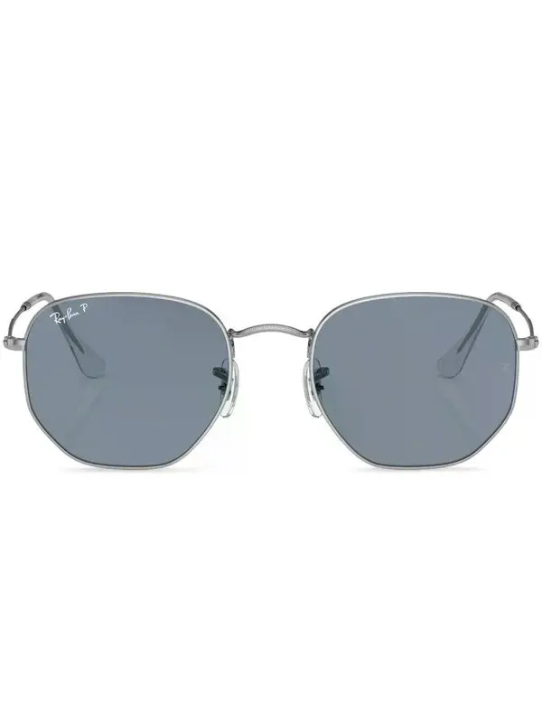 Ray-ban Hexagonal Flat Sunglasses - Silver