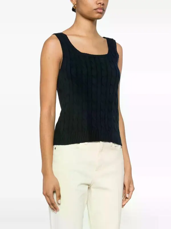 Ralph Lauren Cable-knit Sleeveless Top