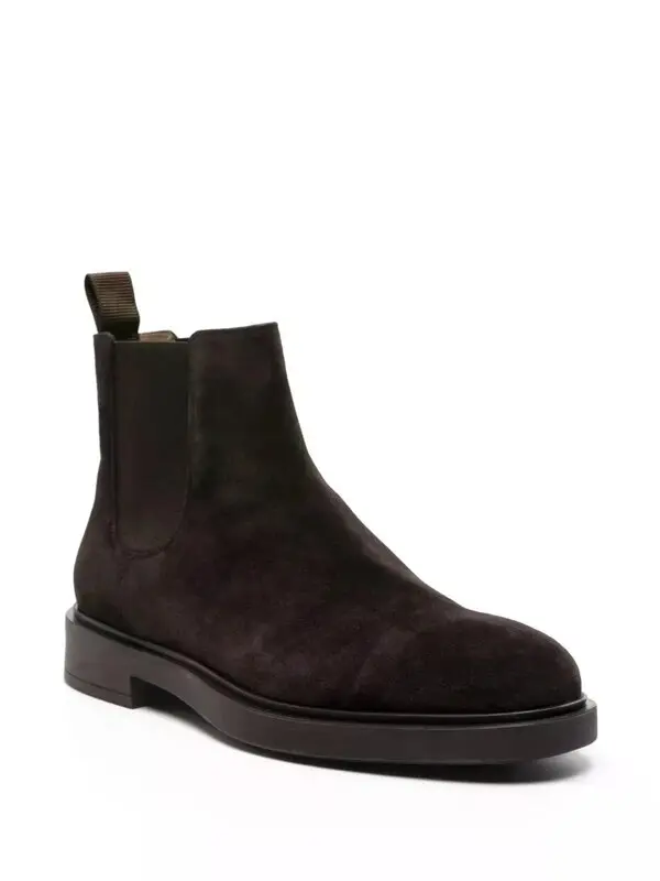 GIANVITO ROSSI Douglas Suede Side-panels Boots