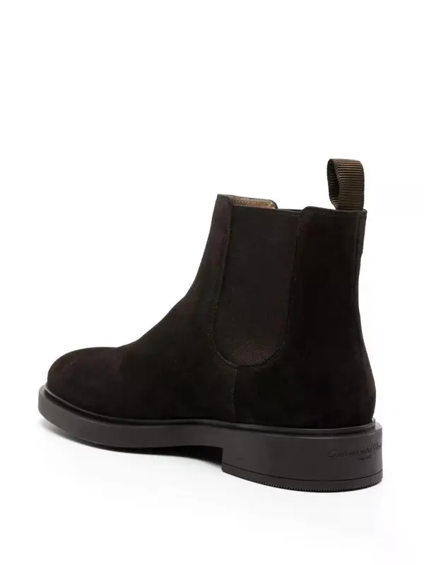 GIANVITO ROSSI Douglas Suede Side-panels Boots