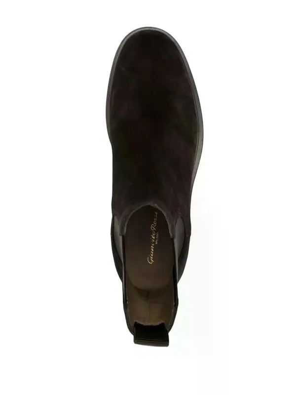GIANVITO ROSSI Douglas Suede Side-panels Boots