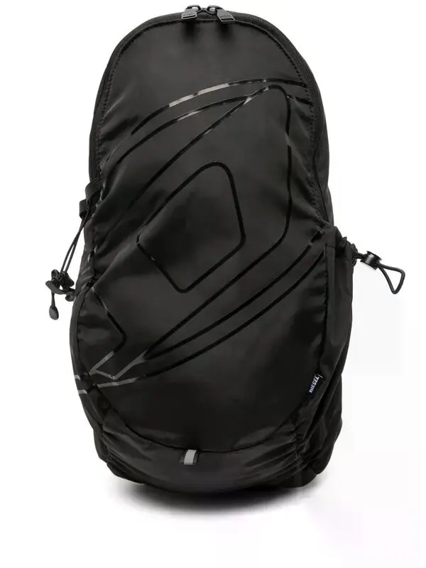 DIESEL® Logo-print Sling Bag - Black