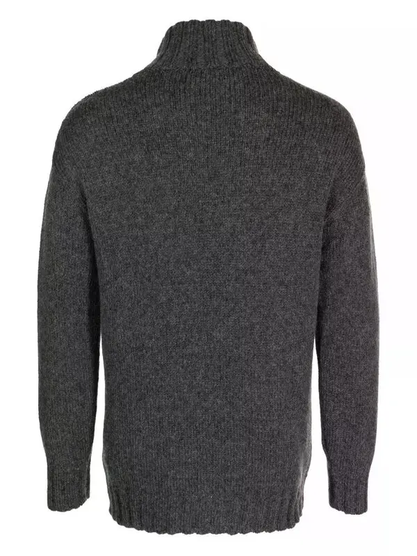 FORME D'EXPRESSION High-neck Ribbed Jumper