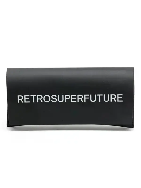 RETROSUPERFUTURE Logo-embossed Rectangle Sunglasses