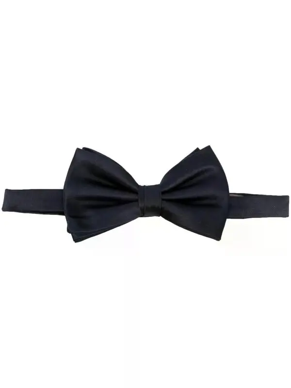 LADY ANNE Classic Silk Bow Tie - Blue