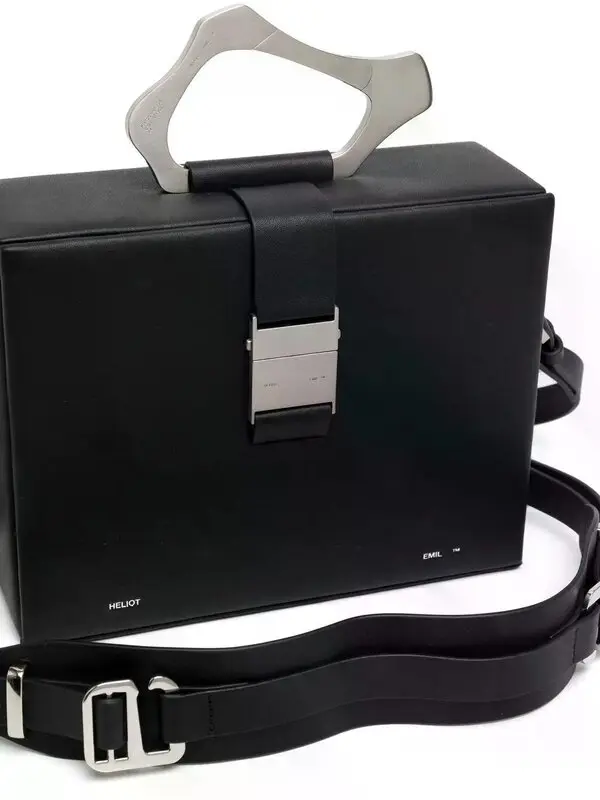 HELIOT EMIL Box Leather Shoulder Bag