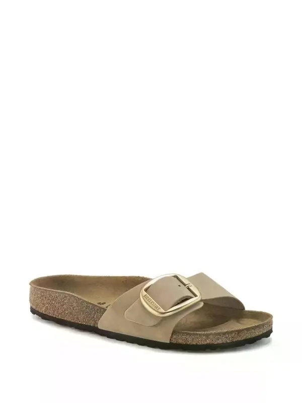 BIRKENSTOCK Madrid Big Buckle Slides - Neutrals
