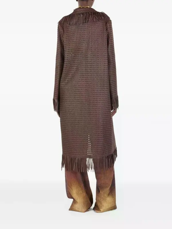 Roberto Cavalli Leather Coat