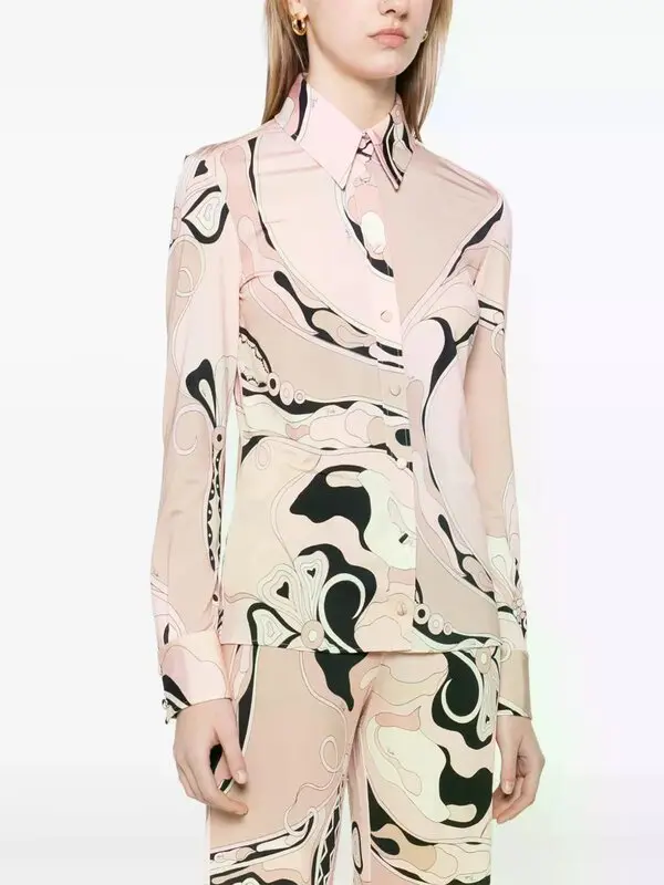 Emilio Pucci Orchidee-print Shirt