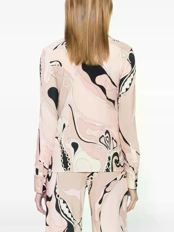 Emilio Pucci Orchidee-print Shirt